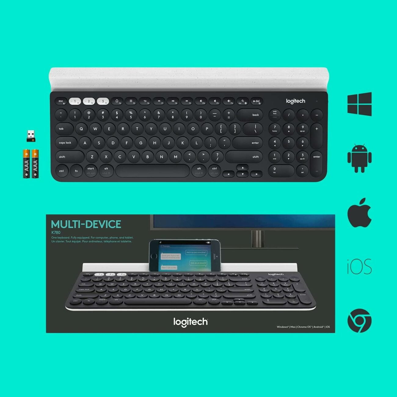 Buy Logitech K780 Multi-Device Wireless Keyboard Online Botswana - Best ...